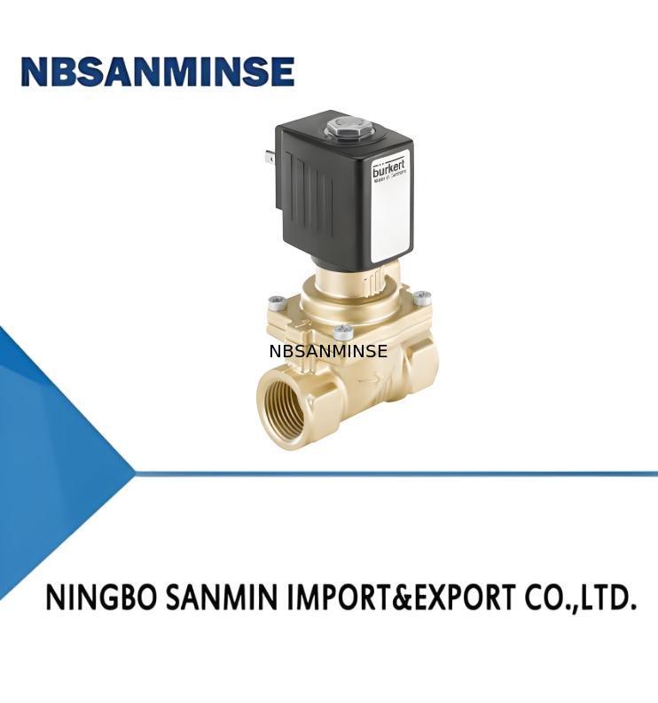 Servo-assisted 2/2-way Brass Solenoid Valve with DN 10... DN 50 Orifice ...