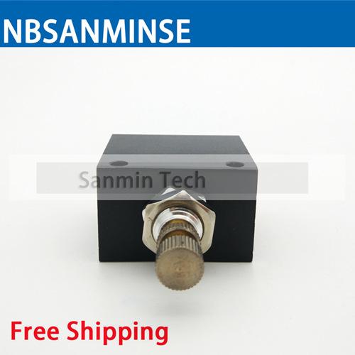 NBSANMINSE ASC G1/8 1/4 3/8 1/2 Precision Flow Control Valve Pneumatic Air Valve Flow Adjusting ...